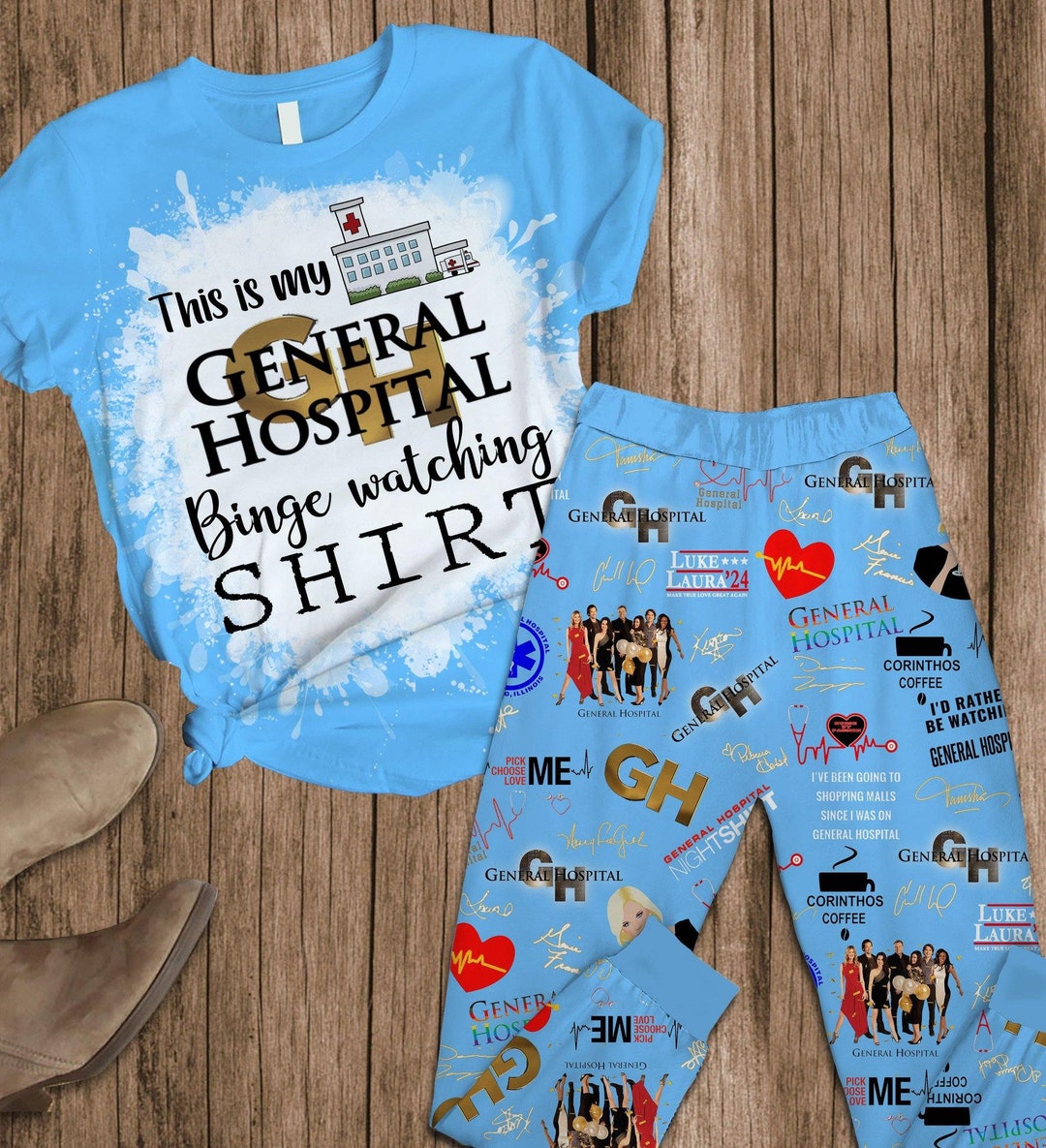 General Hospital Pajamas Set, General Hospital Movie Tshirt, Healthcare ...