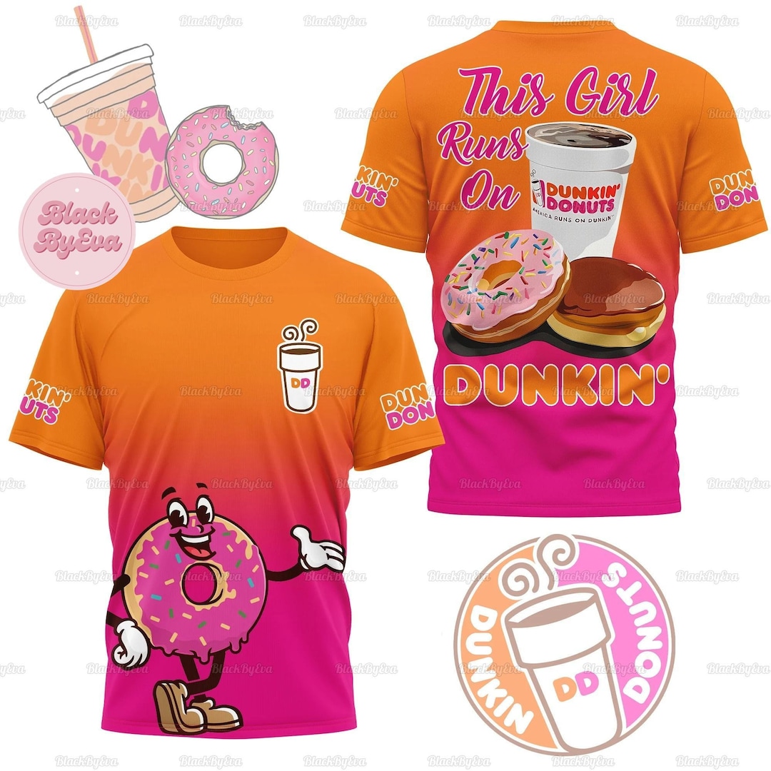 Dunkin Donuts Shirt, Dunkin Donuts 3D Shirt, Dunkin Donuts Tshirt ...