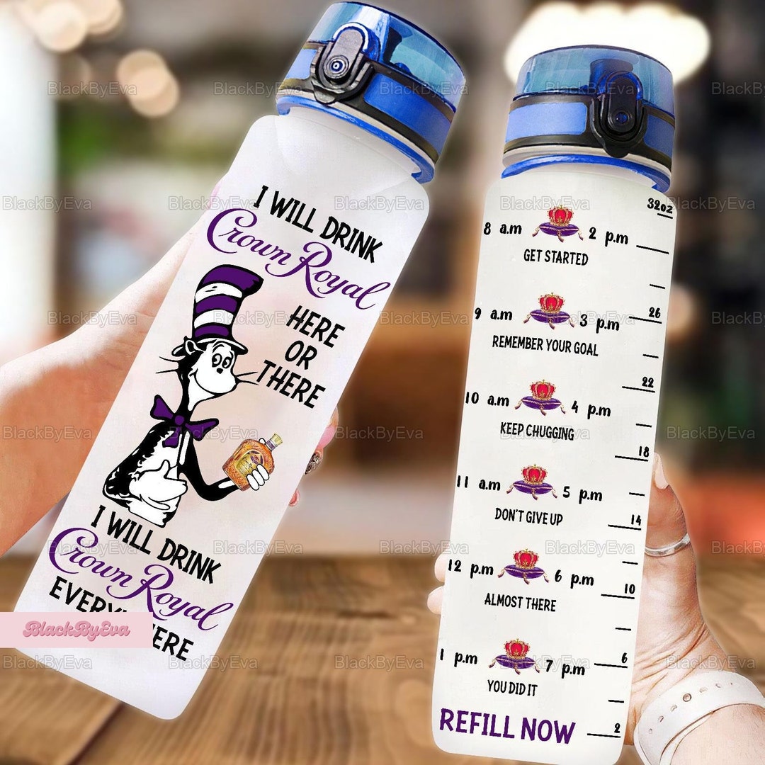Crown Royal Water Bottle, Crown Royal Tracker Bottle, Whiskey Royal ...