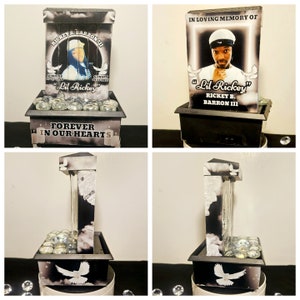 Custom LED Fountain / Waterfall Fountain / Memorial Fountain / Keepsake ...