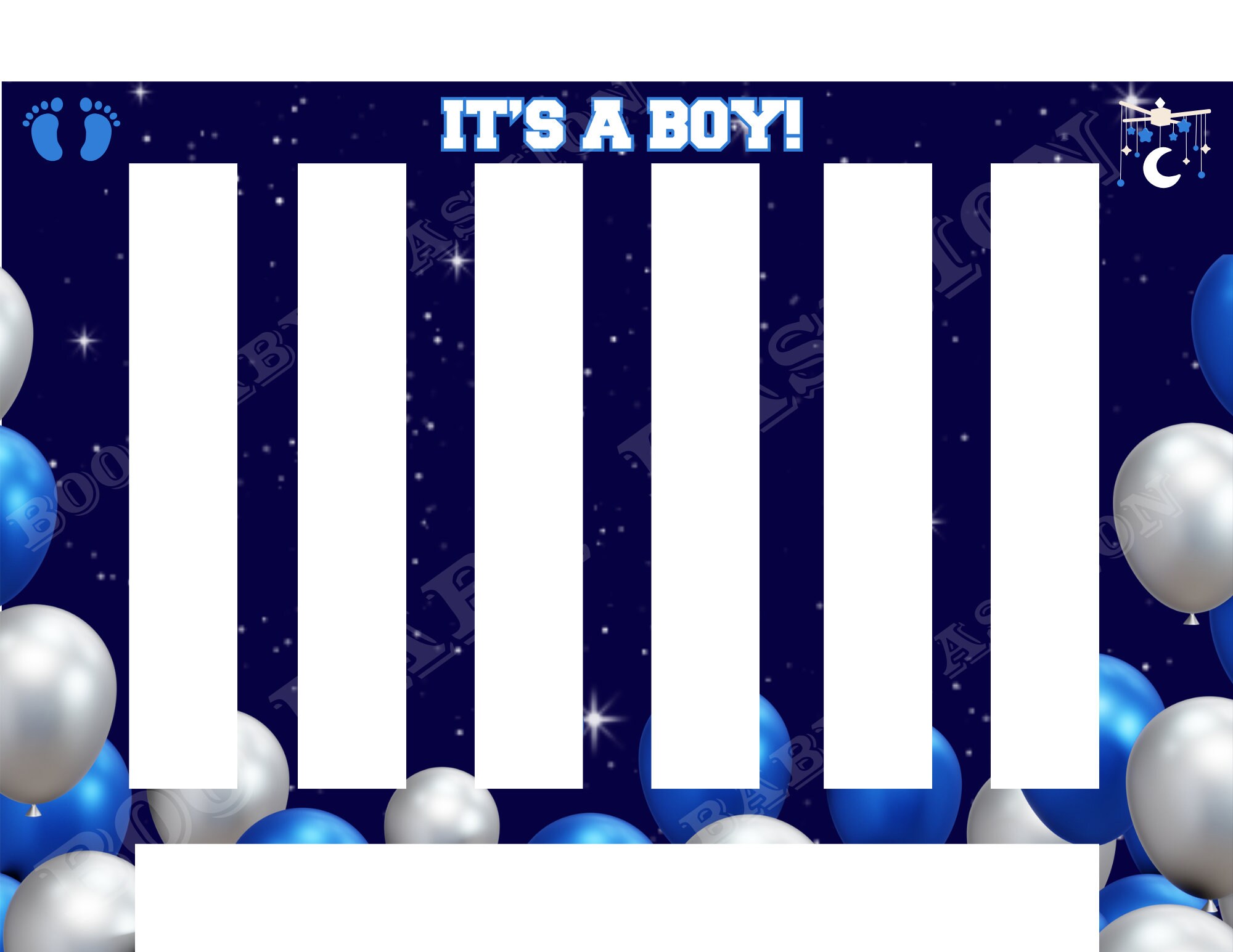 Baby Shower Foam Board Crib Design Bundle Template - Etsy