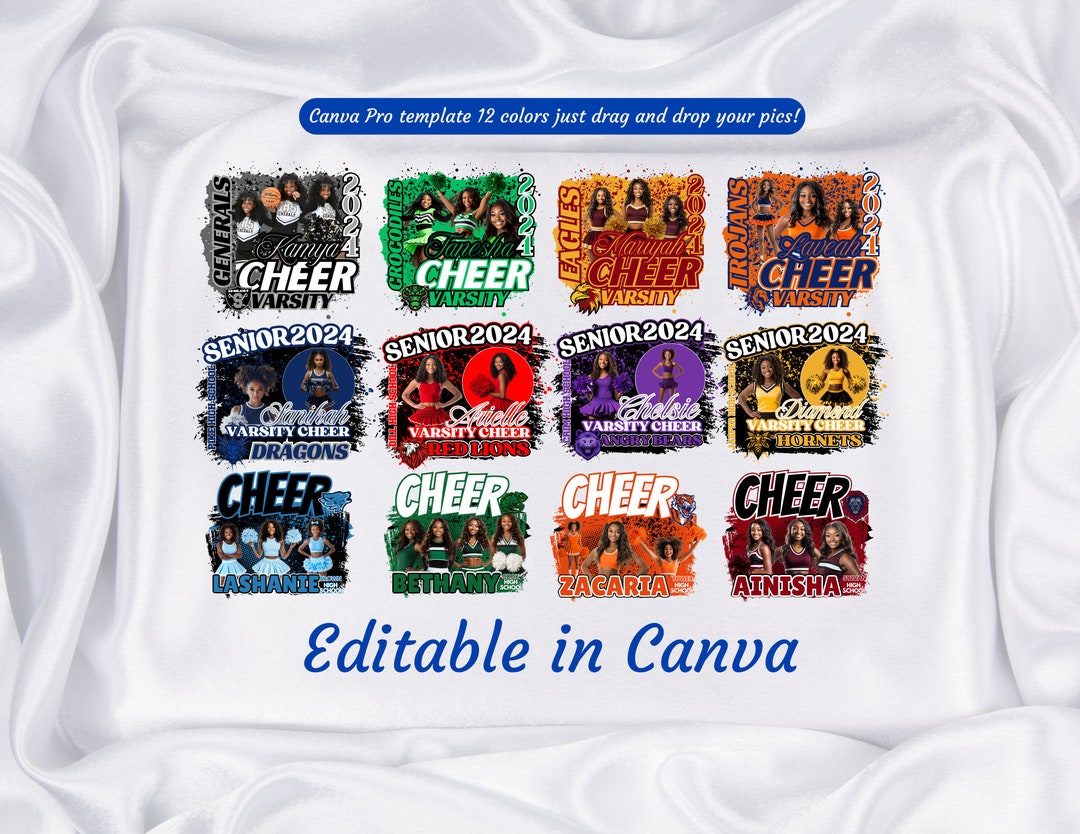 2024 Cheer Template Bundle With Mockups/ Cheerleaders/ Varsity/senior ...