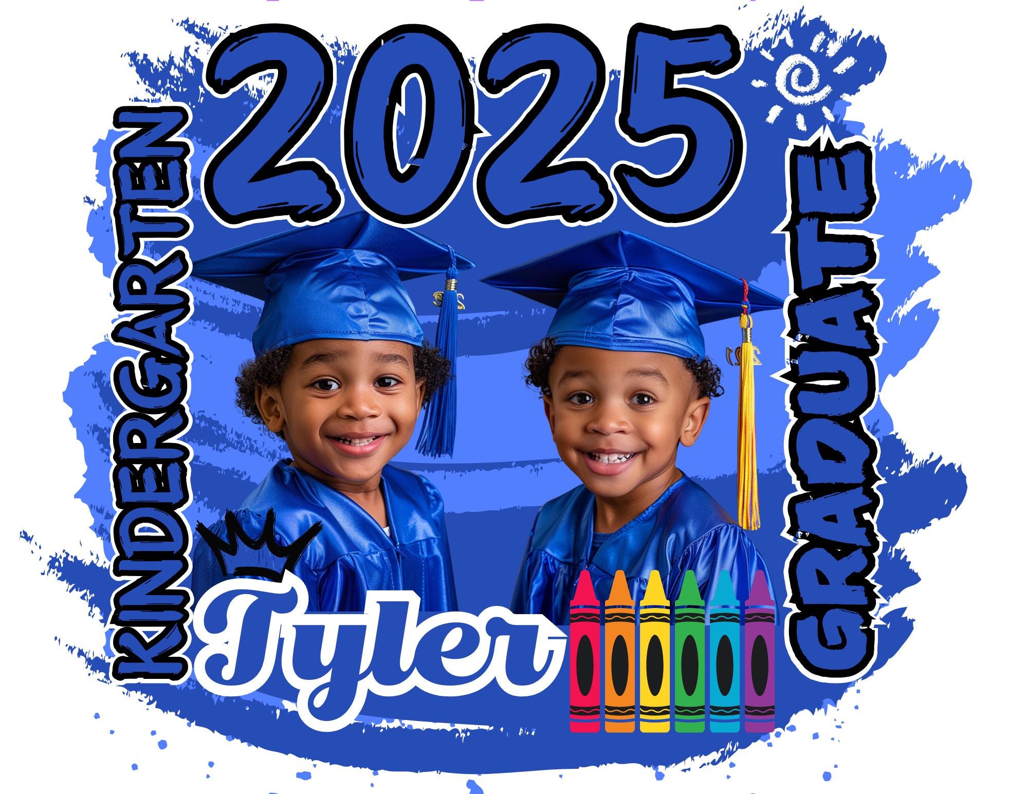 2025 Kindergarten Grad Template Bundle /graduation/class of 2025/grad T ...