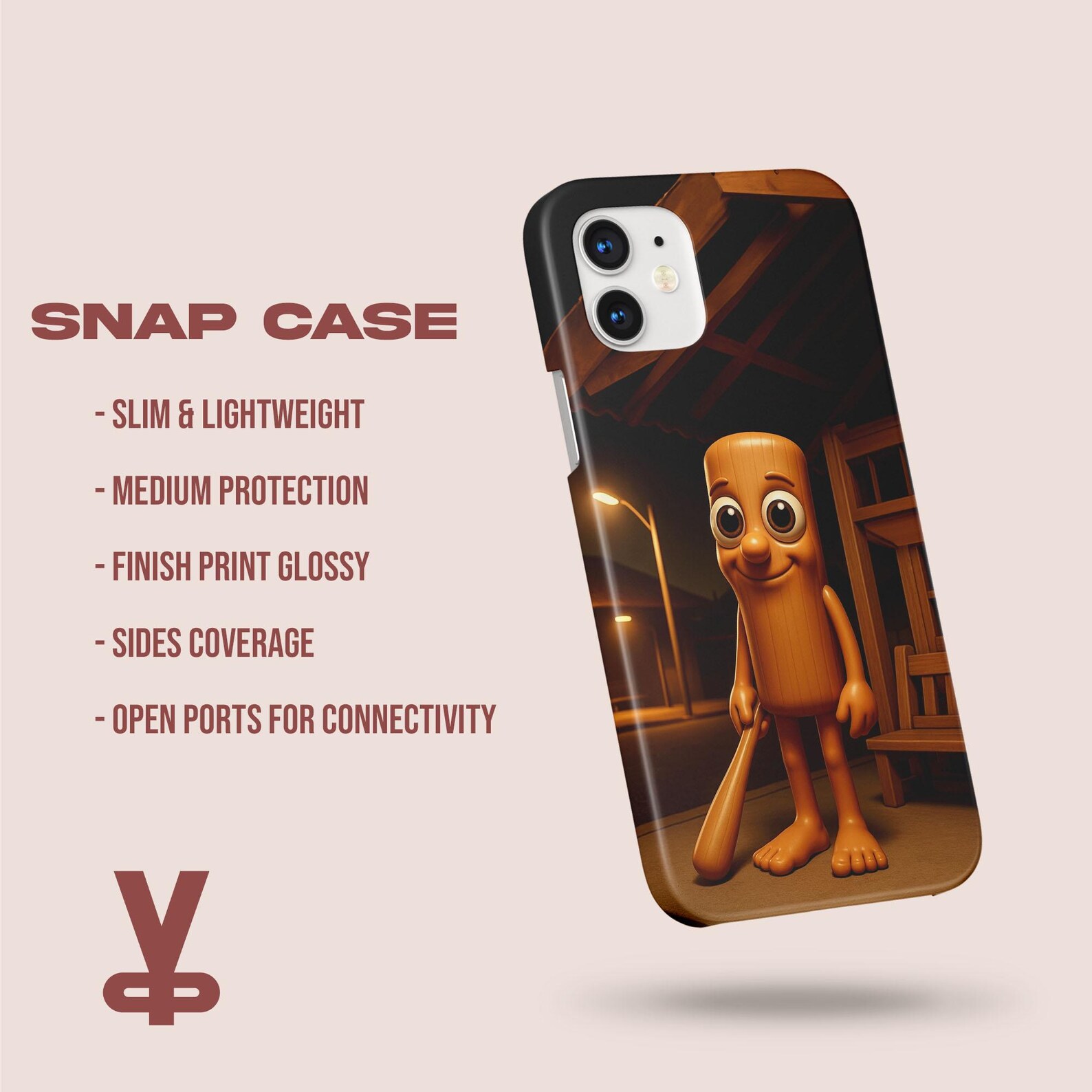 Tum Tum Tum Sahur Phone Case, Tung Tung Sahur Phone Cover, iPhone 16 ...