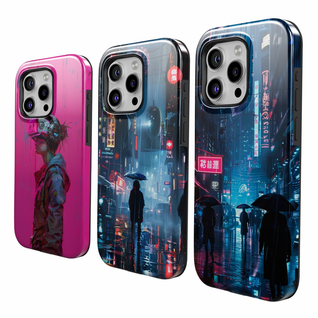 Urban Phone Case Cyberpunk Hacker Cover for iPhone 15pro, 14, 13, 12 ...