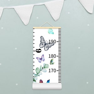 Growth Chart, Growth Ruler, Height Growth Chart, Height Chart, Kids ...