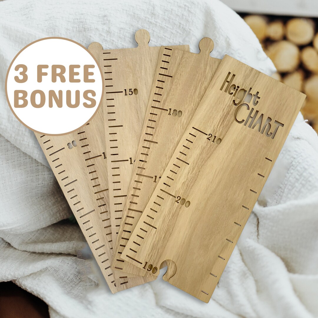 Growth Chart, Growth Ruler, Height Growth Chart, Height Chart, Kids ...