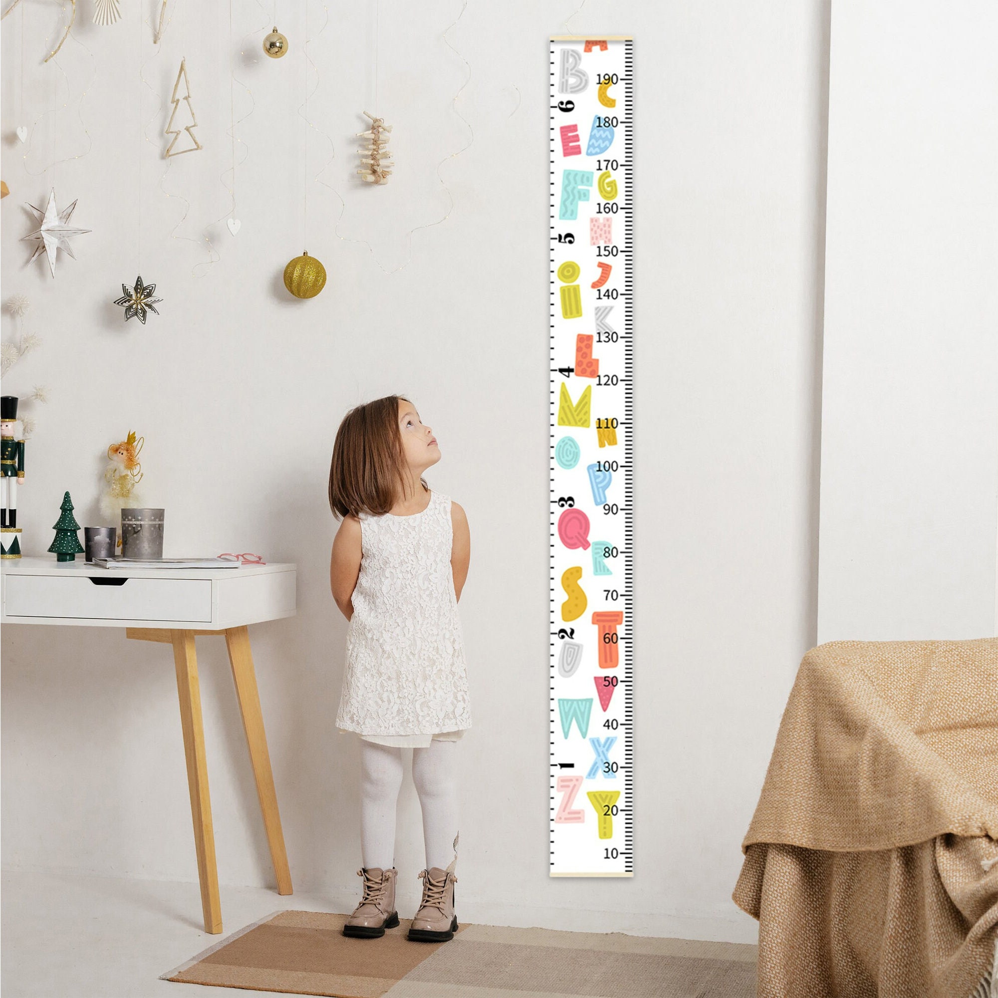 Growth Chart, Growth Ruler, Height Growth Chart, Height Chart, Kids ...