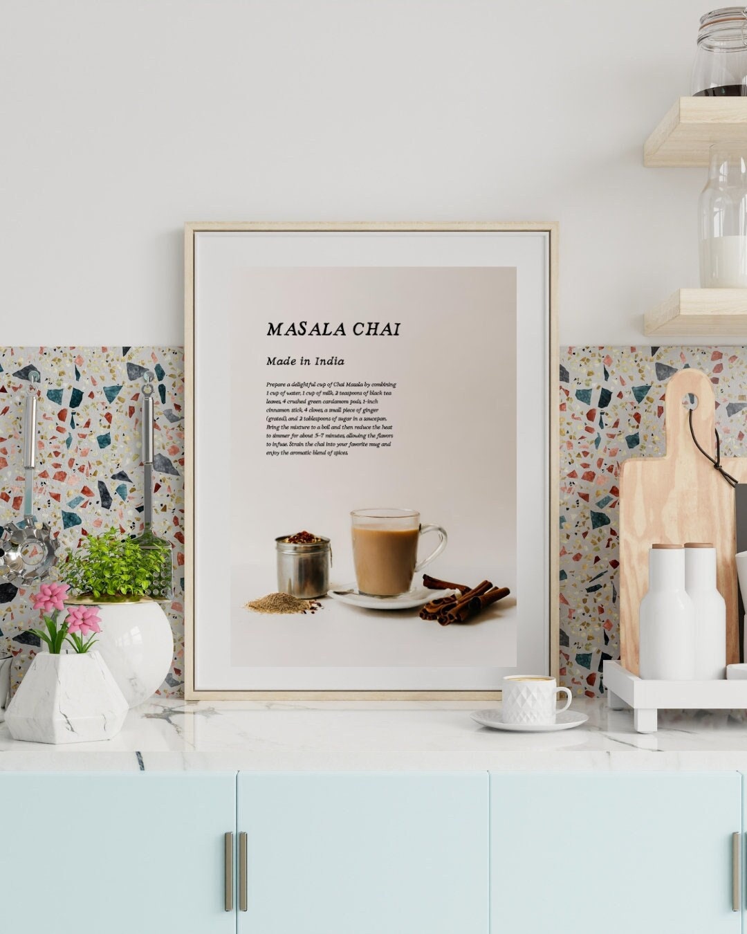 Chai Masala Poster - Wall Decoration - Chai Masala Poster - Kitchen ...