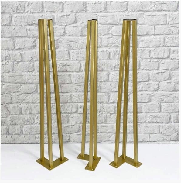 Gold Desk Legs Modern, Golden Table Legs, Gold Dining Table, Metal ...