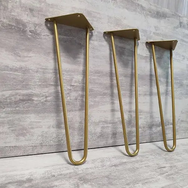 Hairpin Legs Gold - Etsy