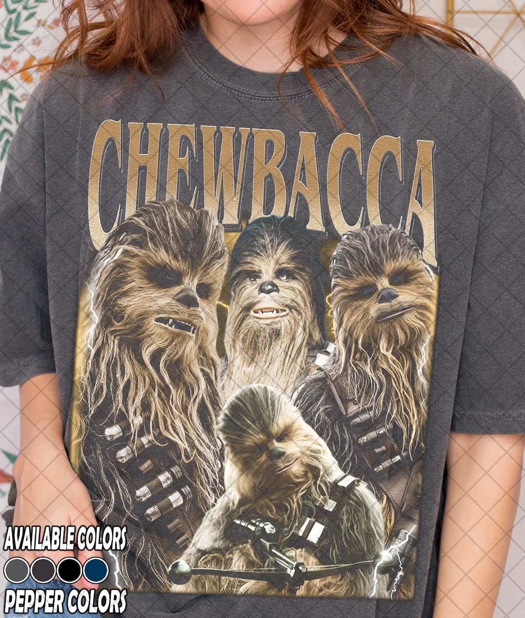 Retro 90's Comfort Colors Chewbacca T-shirt, Chewbacca Graphic Tee T ...