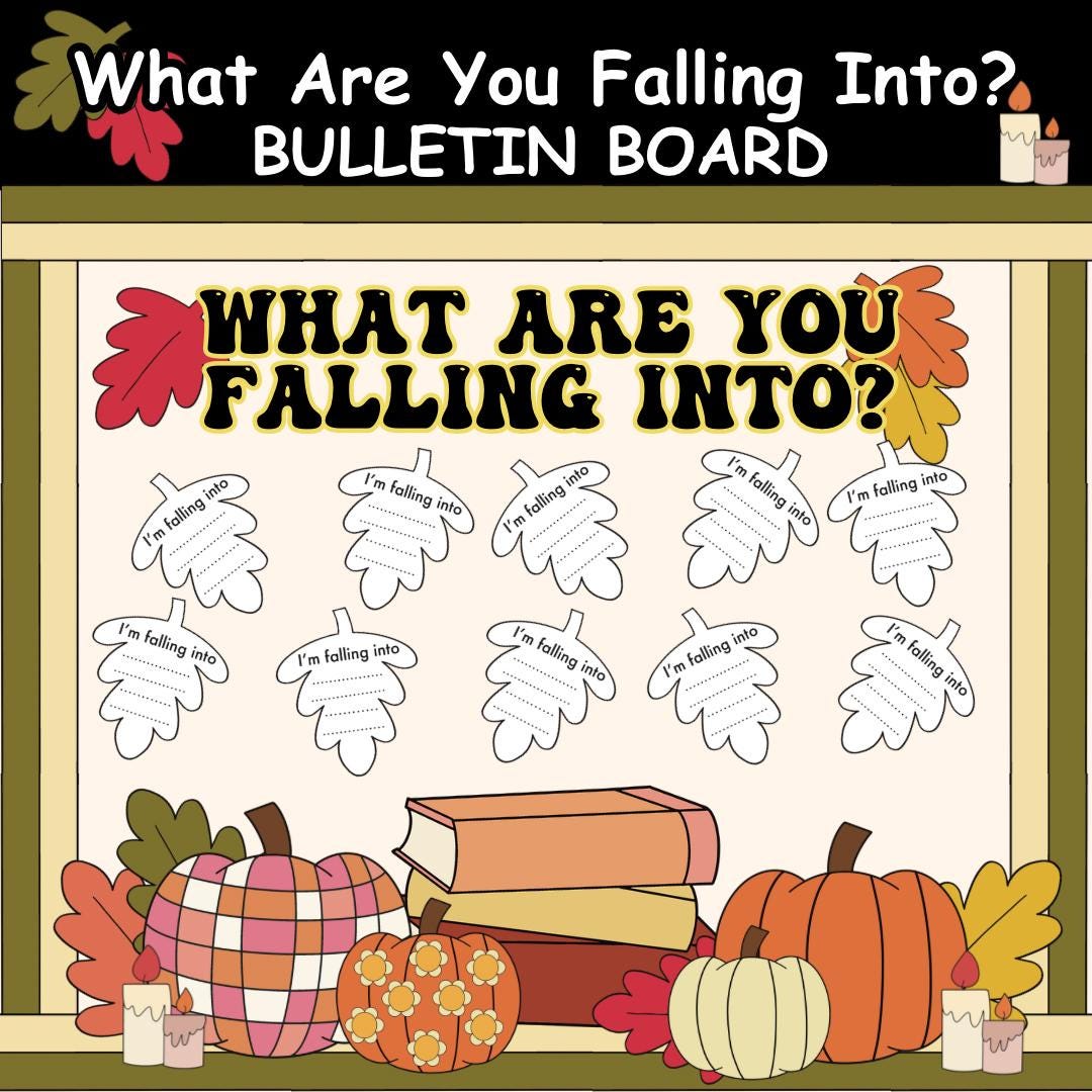 What Are You Falling Into?” Bulletin Board - Etsy