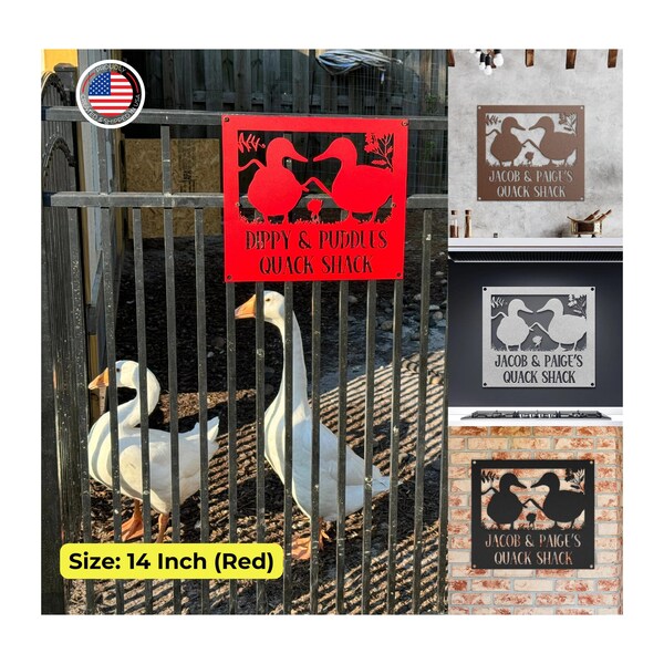 Metal Signs Personalized Ducks - Etsy