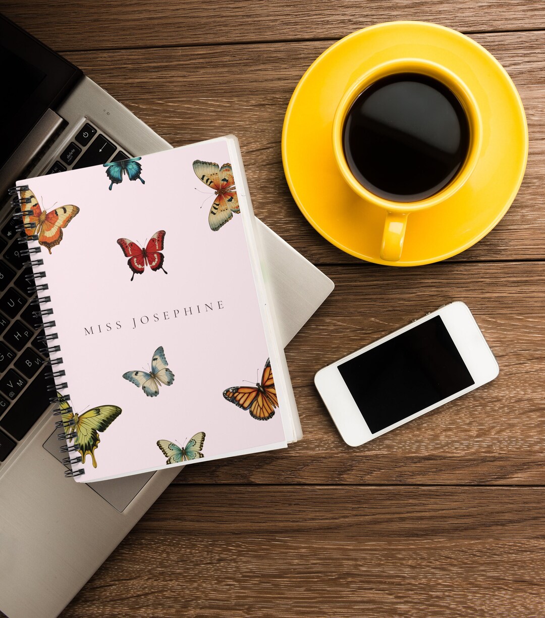 Personalised Butterflies Notebook, Teacher Gifts, Butterfly Notebook ...