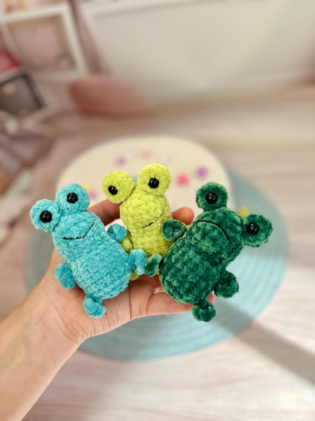 Amigurumi Mini Frog Pattern PDF Crochet Tutorial in English (USA Terms ...