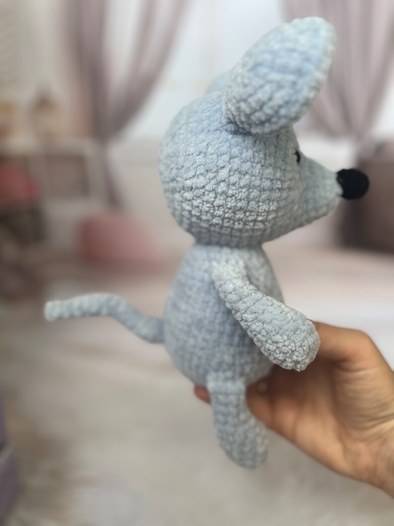 Crochet Mouse Pattern, Amigurumi Mouse Pattern, Crochet Tutorial in ...