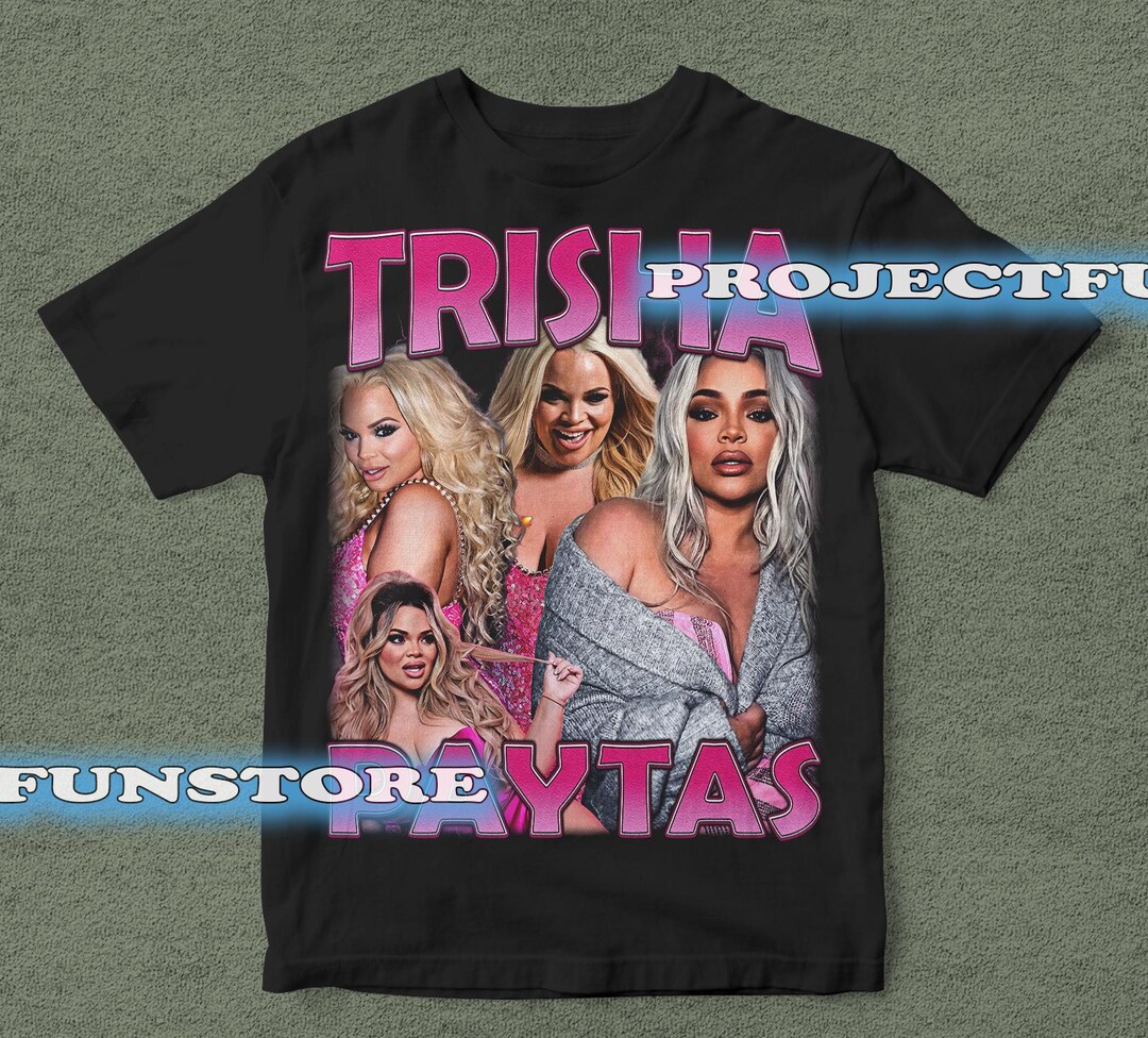 Retro 90's Trisha Paytas T-shirt, Trisha Paytas Fan Tee Graphic T-shirt ...