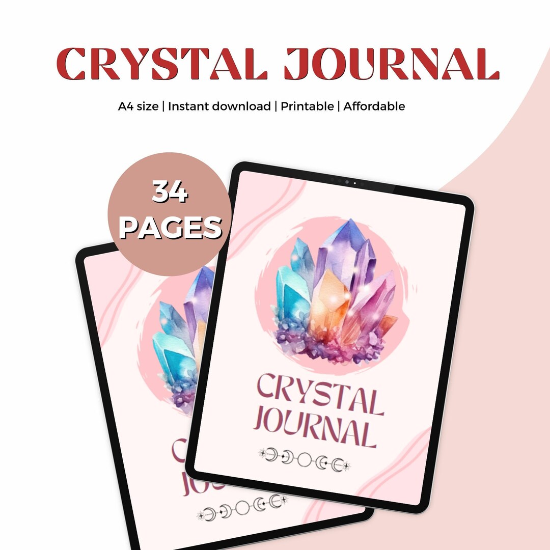 Crystal Journal | Crystal Journal Template | Crystal Chart | Crystal ...