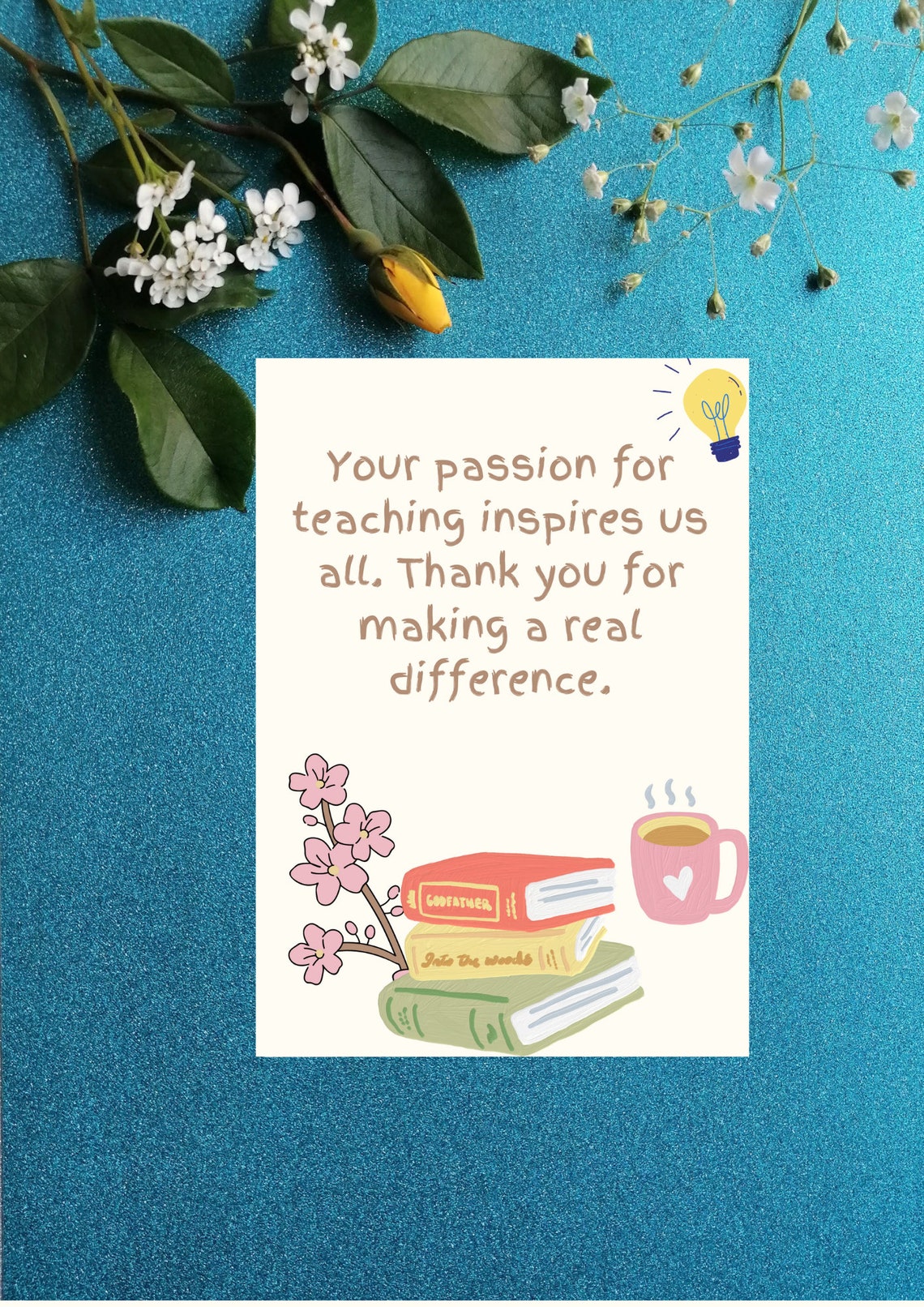 Printable Teacher Appreciation Thank You Note Teacher Appreciation ...