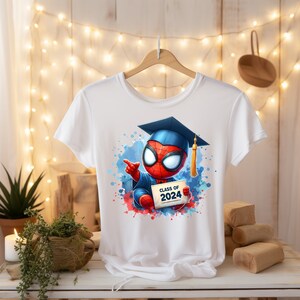 Cute Spidey 2024 Graduation, Graduation Watercolor Splash, Clipart ...