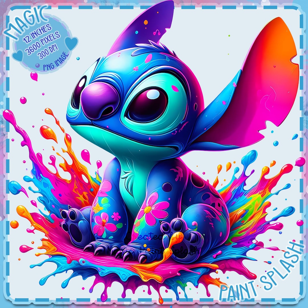 Rainbow Stitch Watercolor Splash, Clipart Images, Graphics and Artwork ...