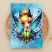 Gothic Tinkerbell Watercolor Splash, Clipart Images, Graphics and ...