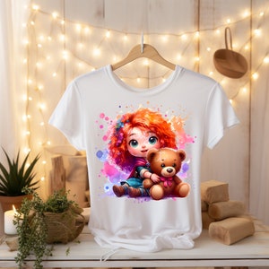 Baby Merida Watercolor Splash, Clipart Images, Graphics and Artwork ...