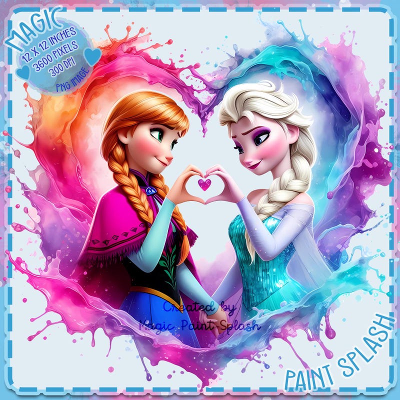 Frozen Heart - Etsy