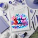 Stitch, Leroy, and Angel Watercolor Splash PNG, Clipart Images, Rainbow ...