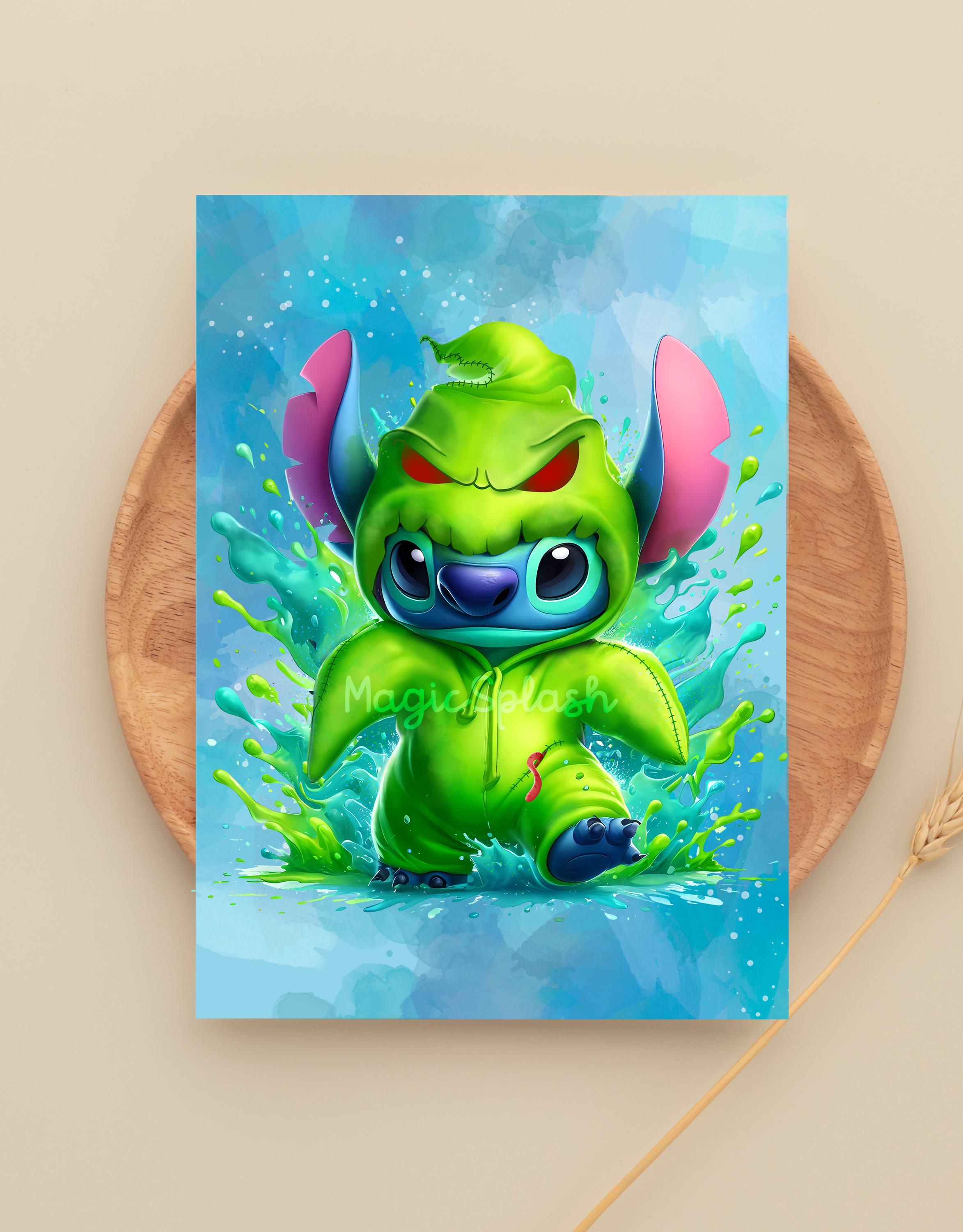 Stitch as Oogie Boogie Costume: Halloween PNG Image (digital Download ...