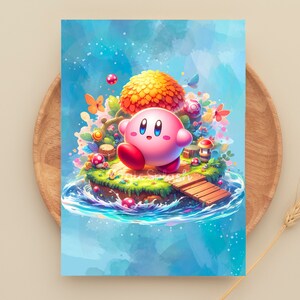 Kirby Level Watercolor Splash, Clipart Images, Graphics and Artwork ...