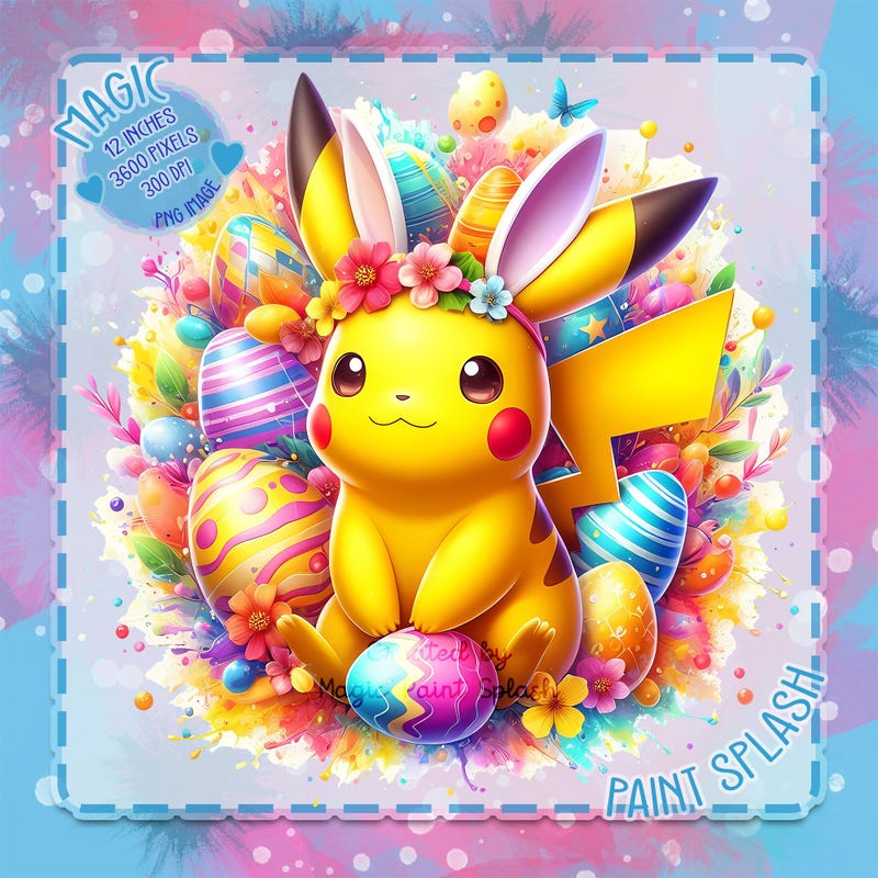 Pikachu Bunny - Etsy UK