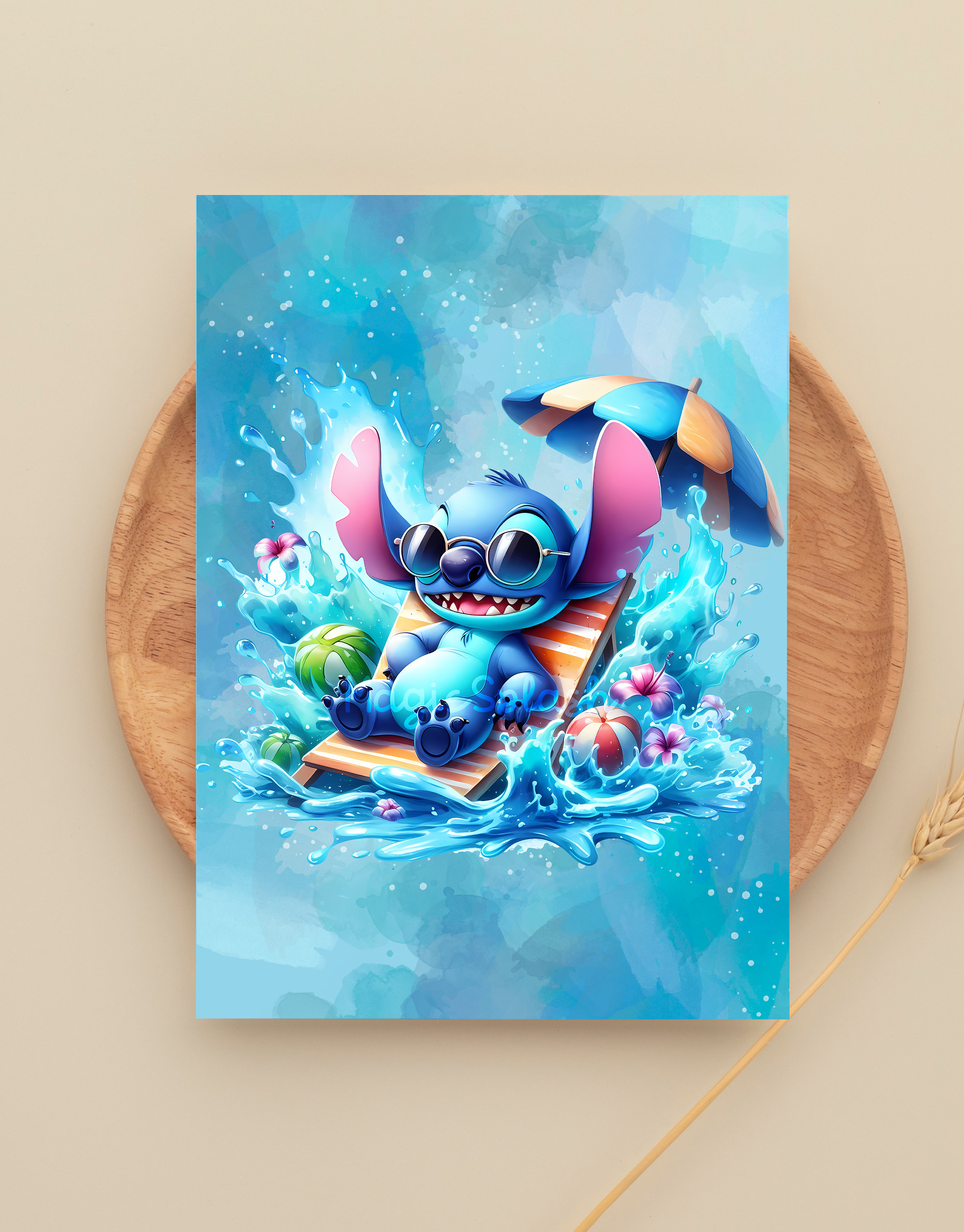 Summertime Stitch Clipart: Beach Day PNG Image (digital Download) - Etsy