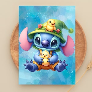 Springtime Stitch Clipart Image With Transparent Background - Etsy