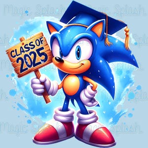 Sonic 2025 Graduation PNG Image, Clipart Images, Graphics and Artwork ...