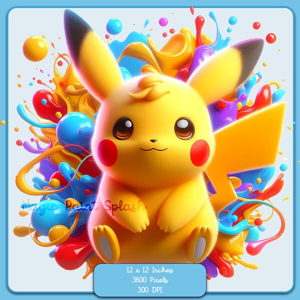 Pikachu Easter Png - Etsy