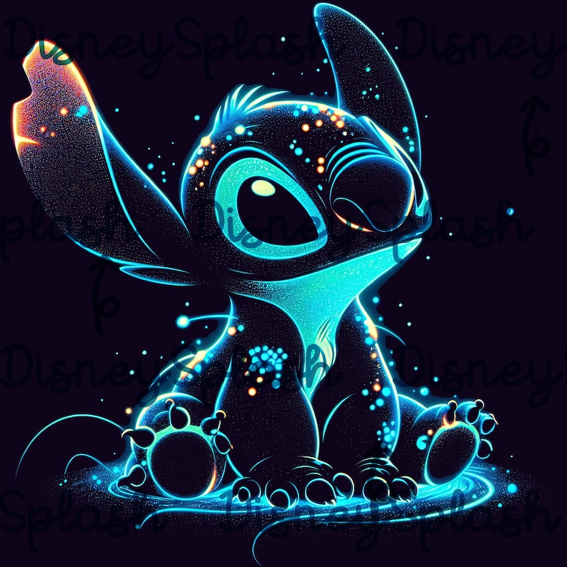 Stitch Silhouette PNG Images, Rainbow Art Prints (digital Download) - Etsy