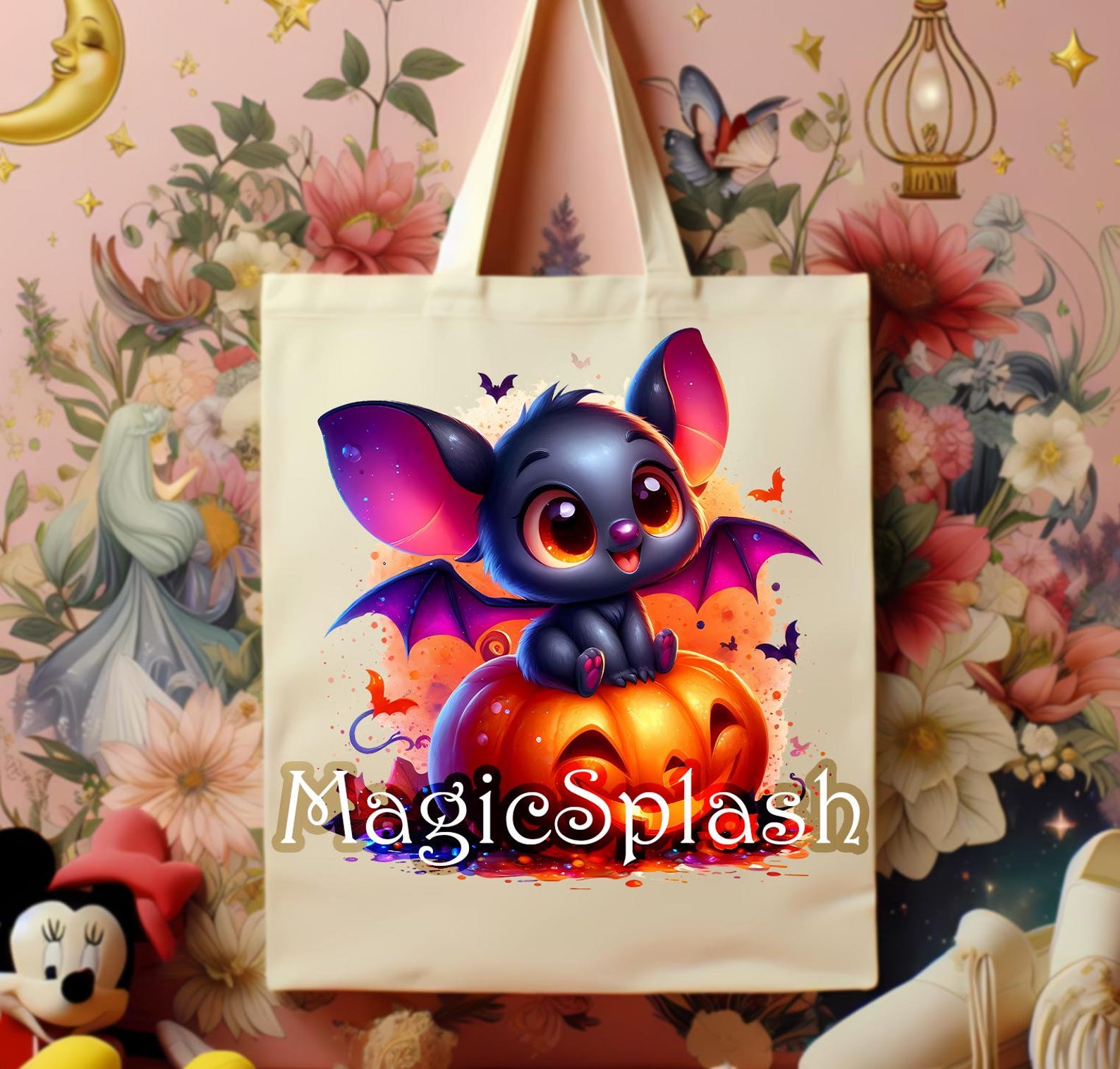 Halloween Bat Clipart, Rainbow Pumpkin, Spooky PNG (digital Download - Etsy