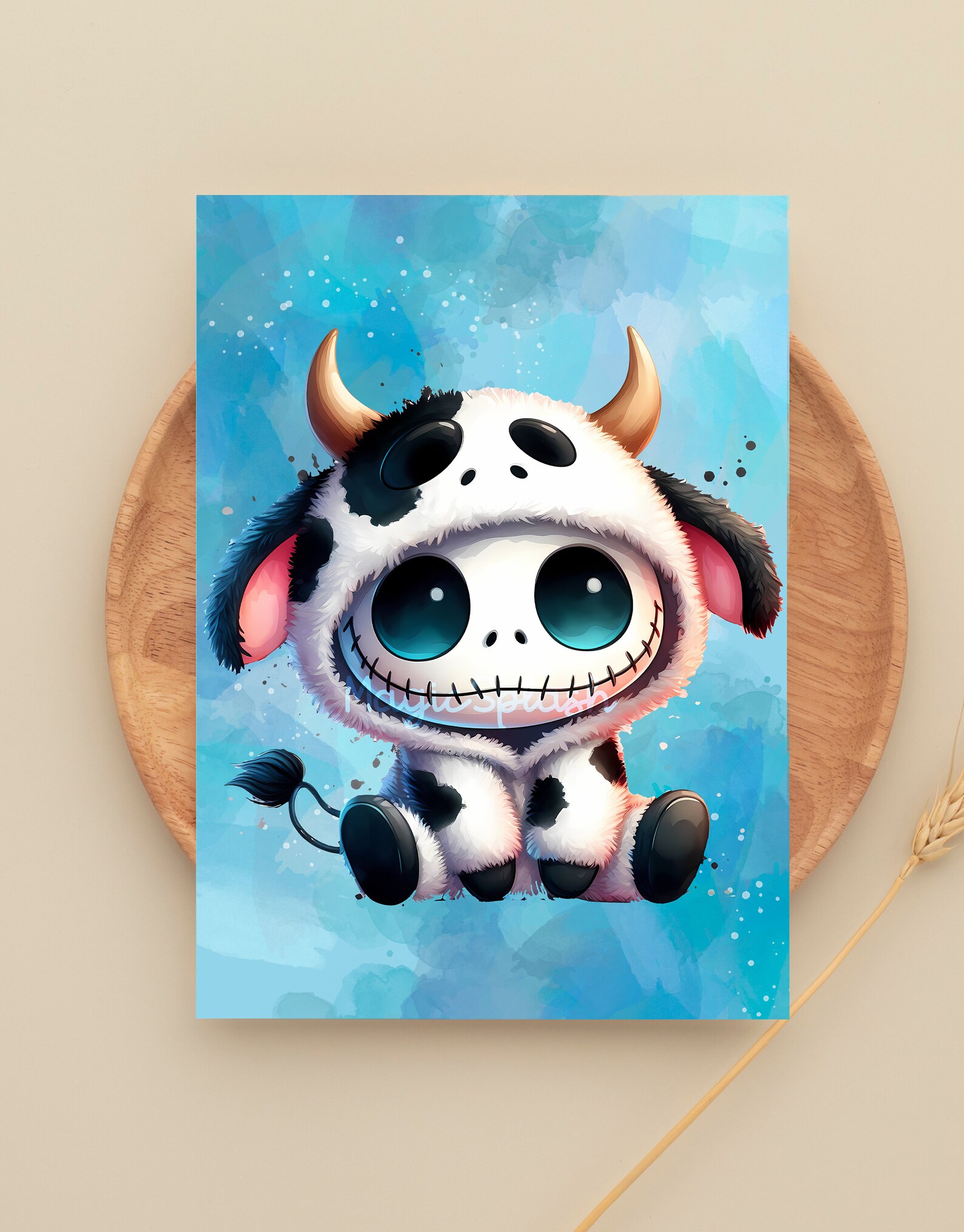 Jack Skellington Cow Costume PNG: Spooky Halloween Clipart (digital ...