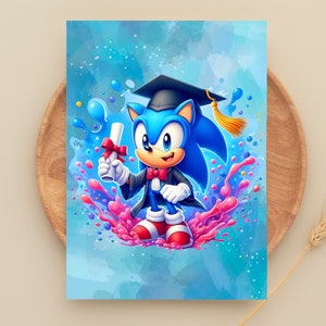 Sonic Diploma Graduation PNG Image, Clipart Images, Graphics and ...