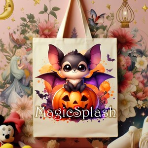 Cute Bat Halloween Watercolor Splash, Clipart Images, Graphics and ...
