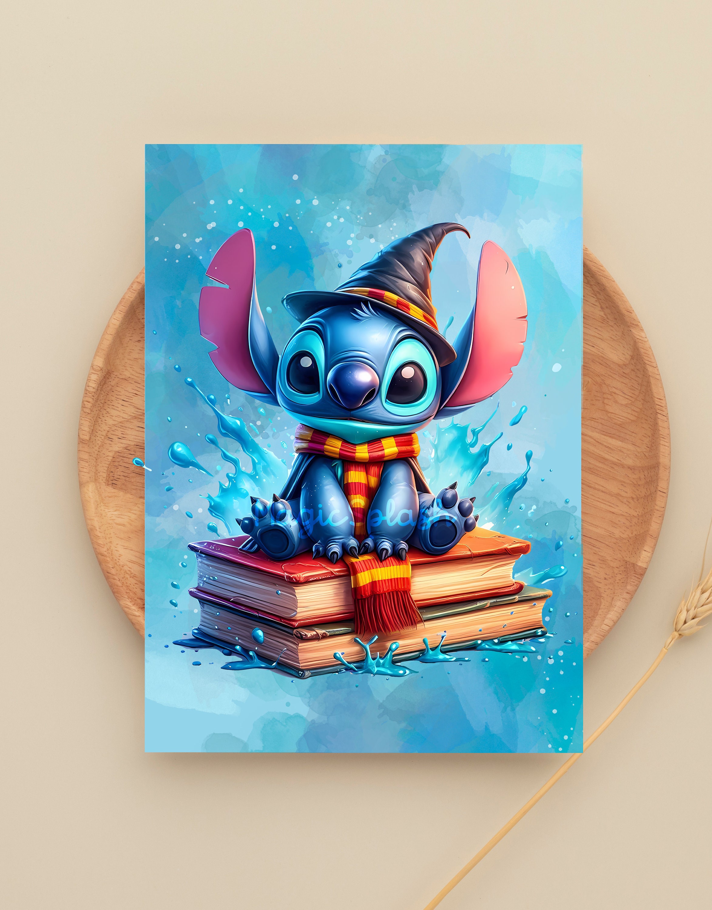 Stitch Wizard Watercolor Splash, Clipart Images, Graphics and Artwork ...