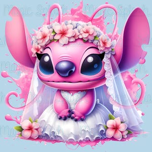 5 Wedding Stitch and Angel Watercolor Splash, Clipart Images, Graphics ...