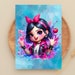 Snow White Punk Rock Watercolor Splash, Clipart Images, Graphics and ...