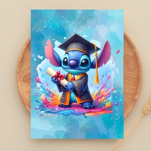 Stitch Graduation Diploma Clipart Images, Graphics and Artwork, Rainbow ...
