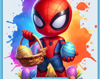 Cute Spidey Diploma, Graduation Watercolor Splash, Clipart Images ...