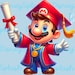 Mario Diploma Graduation No Splash - Etsy