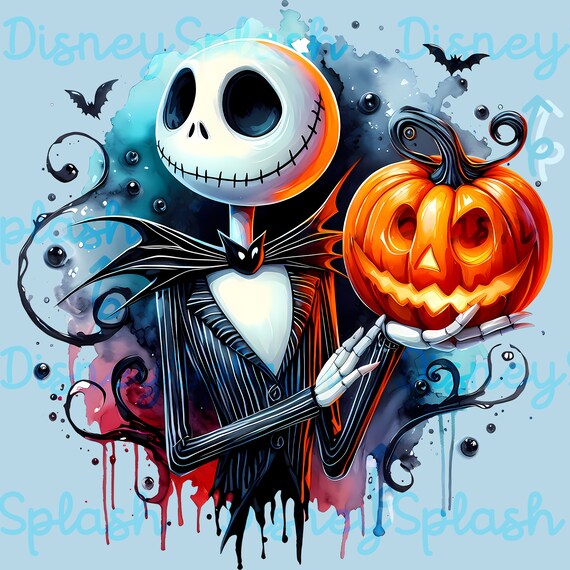 Plantilla De Calabaza De Jack Skellington Y Sally