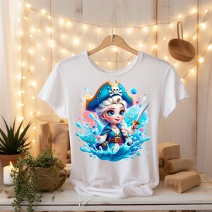 Elsa Pirate Watercolor Splash PNG Image, Clipart Images, Graphics and ...